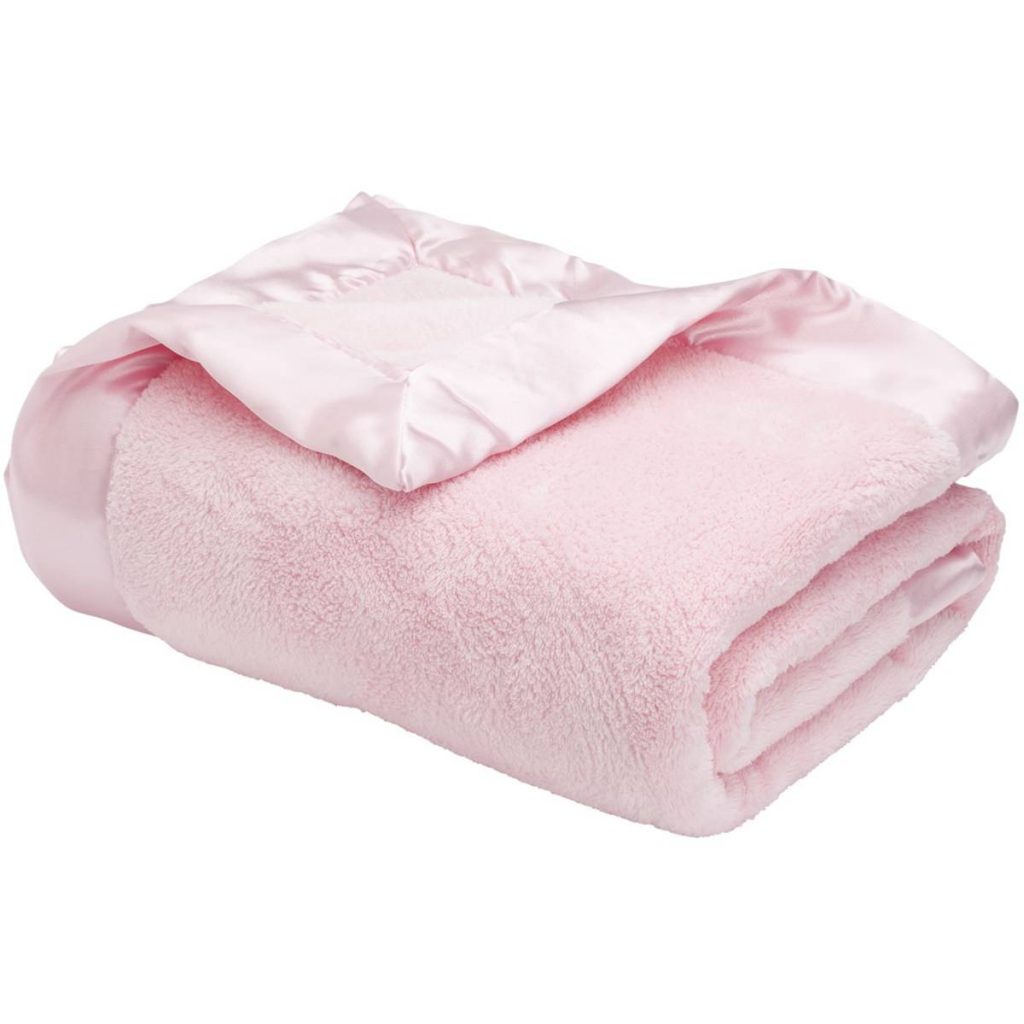 Elegant Baby Fleece Blanket (36 x 45) - Pink - Stitch Sensations
