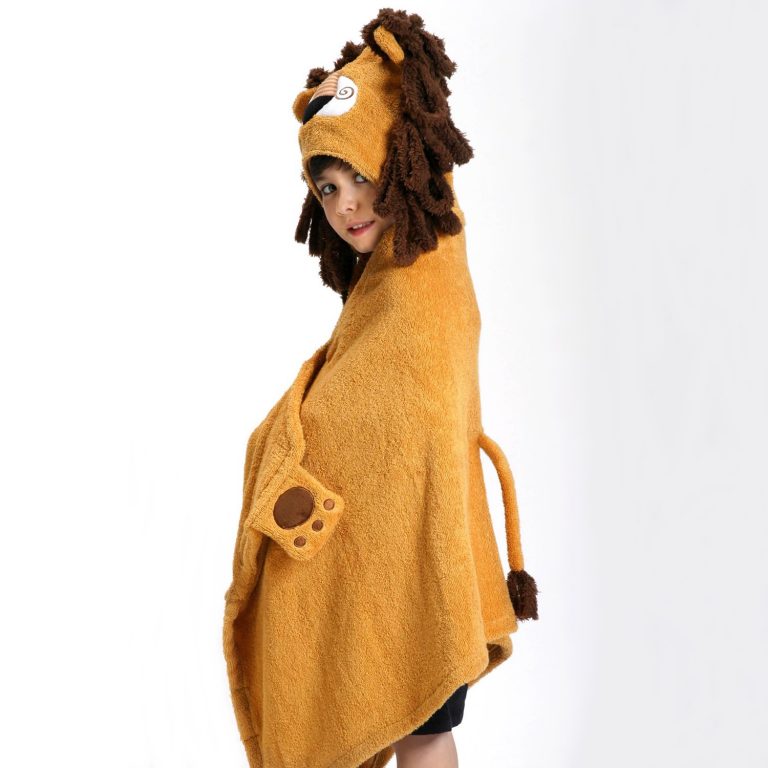 Zoocchini Lion Hooded Towel - Stitch Sensations